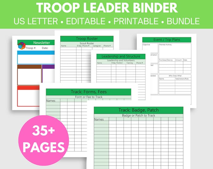 Troop Planner - Rosters, Calendars, Trackers and Notes All in One Place ...