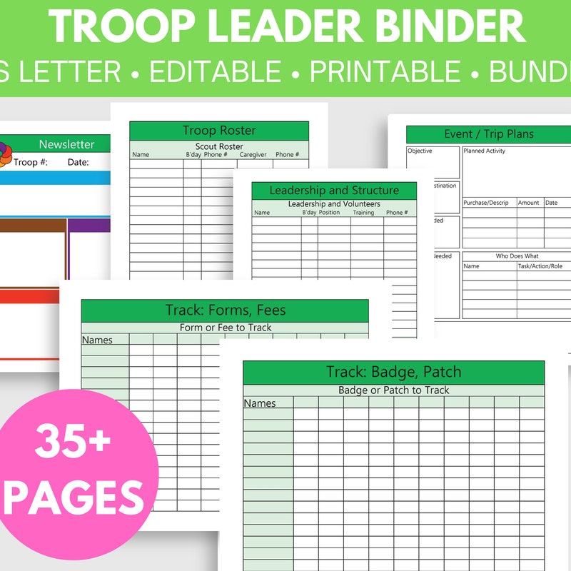 Girl Scout Planner - Etsy