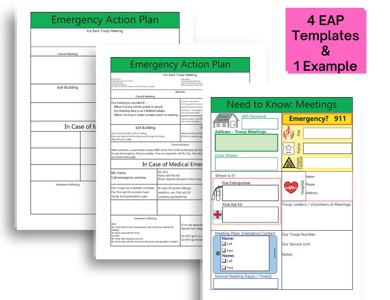Scout Troop Leader Binder! Planning For- Meeting, Activity, Trip ...