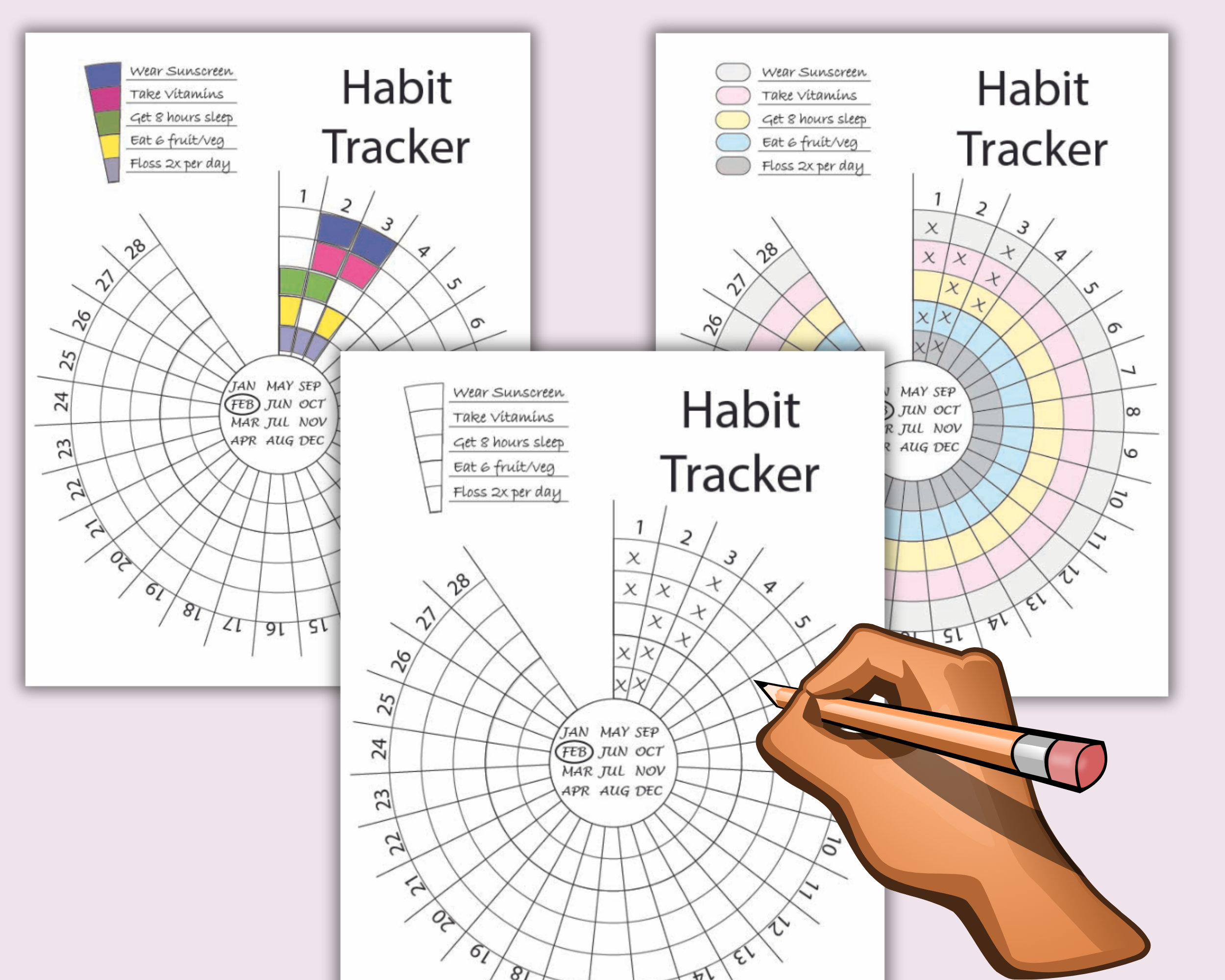 HABIT Tracker: Circle Habit Tracker Makes It Easy to Track Habits ...
