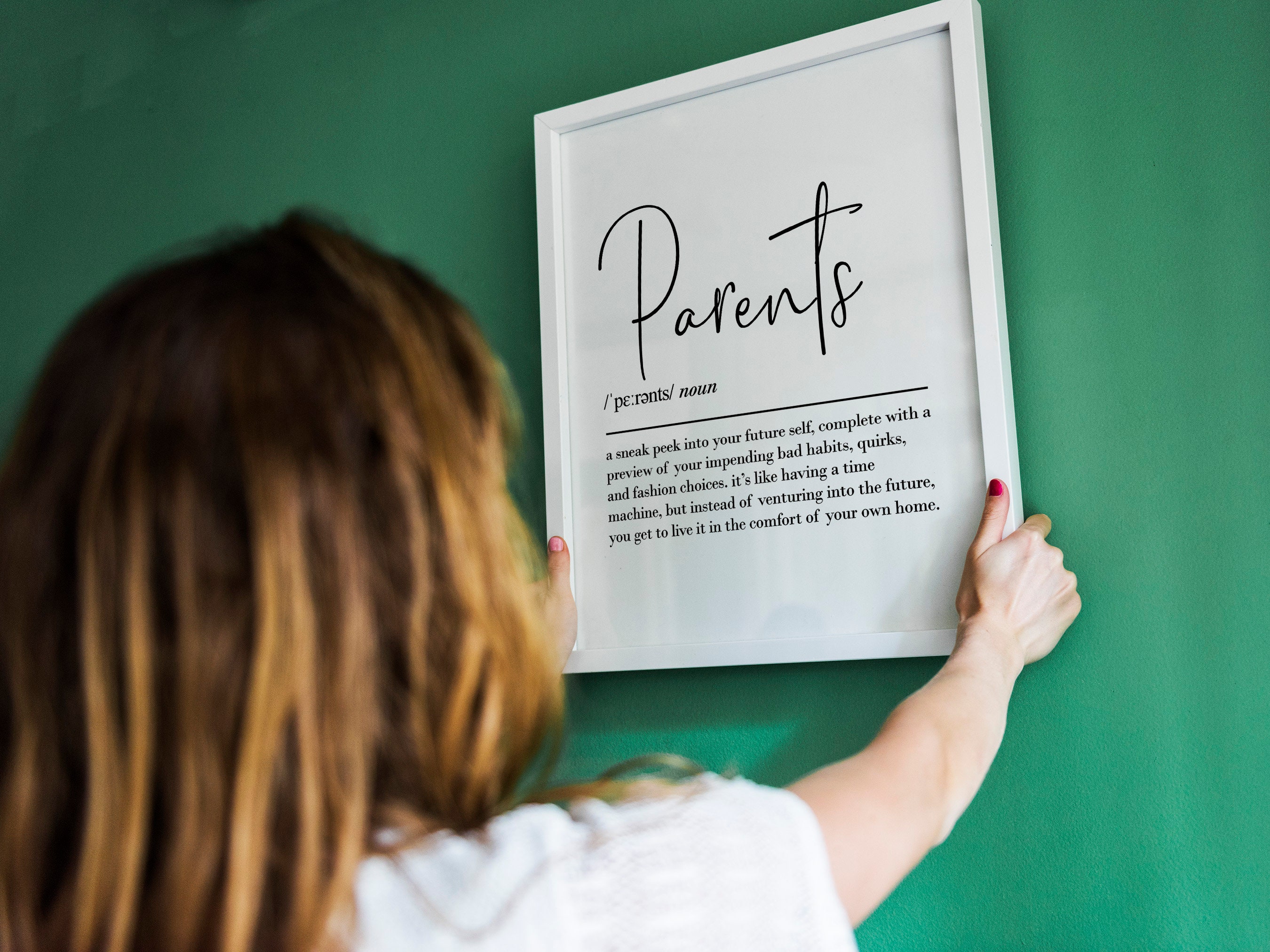 Parents Definition Print, Printable Wall Art, Digital Download, Parents ...