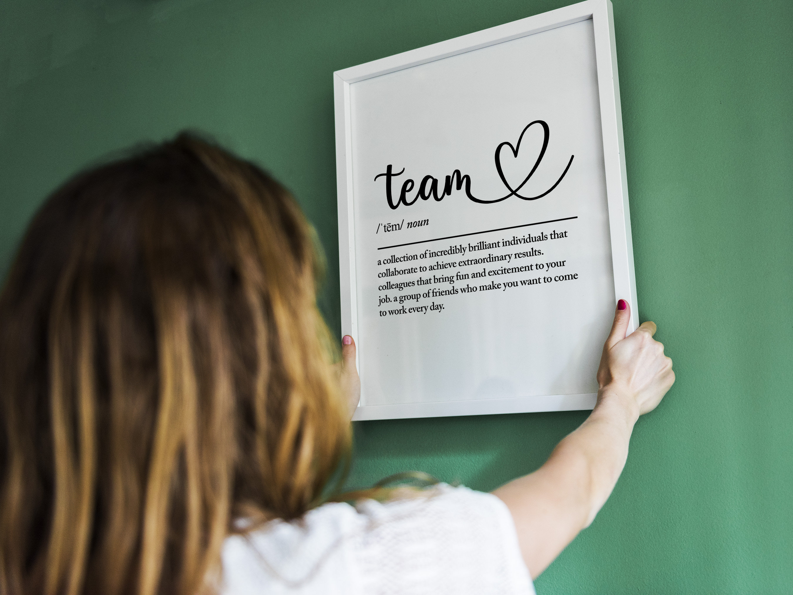 Team Definition, Printable Wall Art, Digital Download, Work Bestie ...