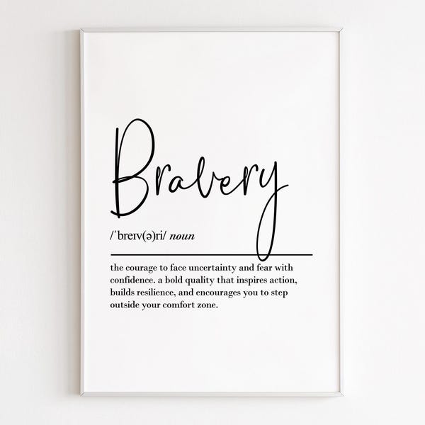 Be brave - Etsy