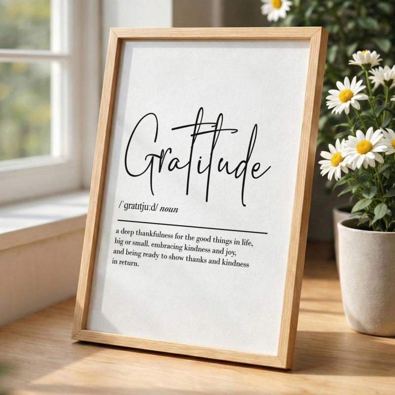 Gratitude Sign - Etsy