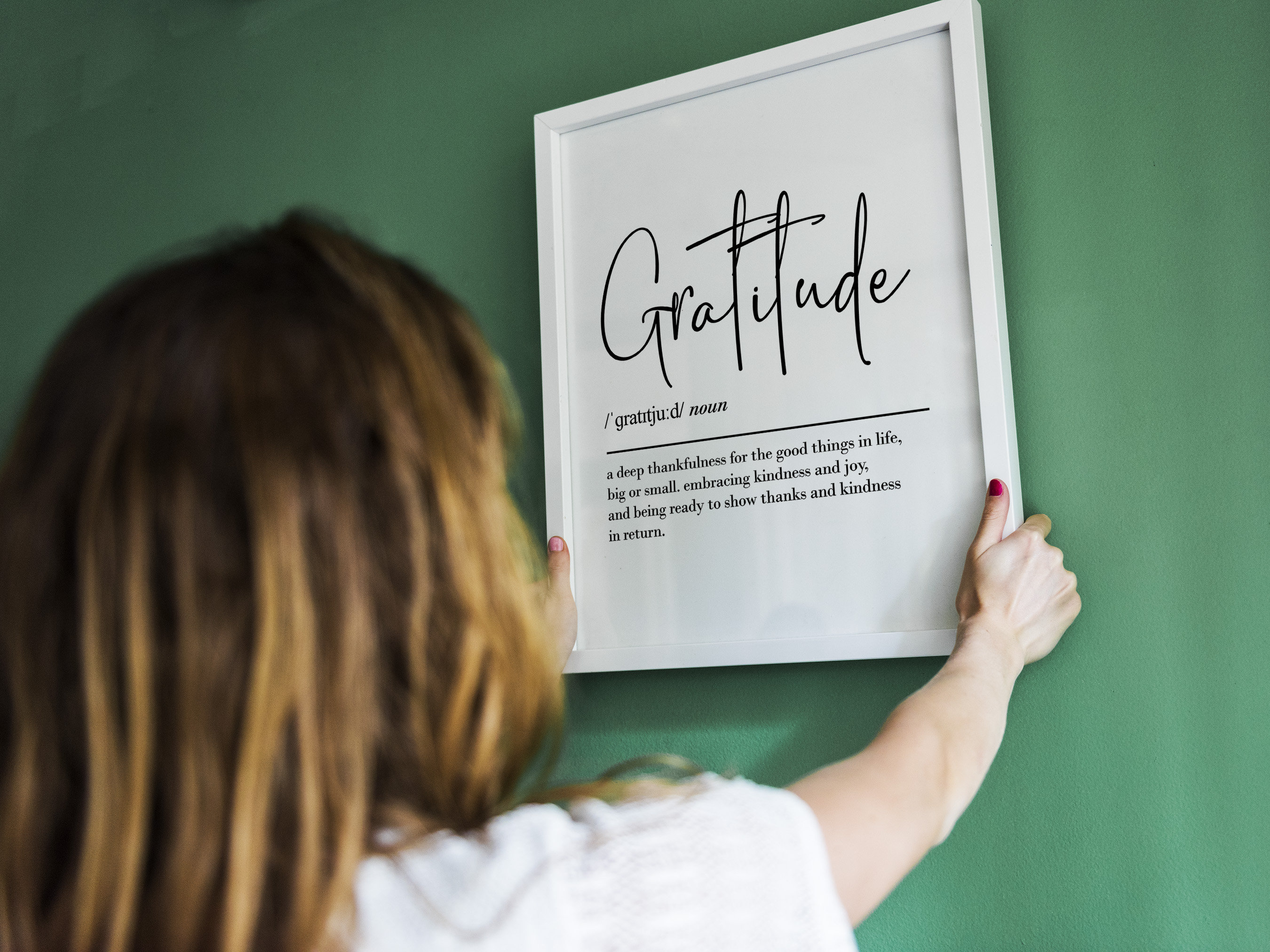 Gratitude Definition, Printable Wall Art, Digital Download, Gratitude ...