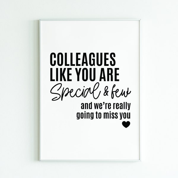 We'll Miss You Printable Coworker - Etsy