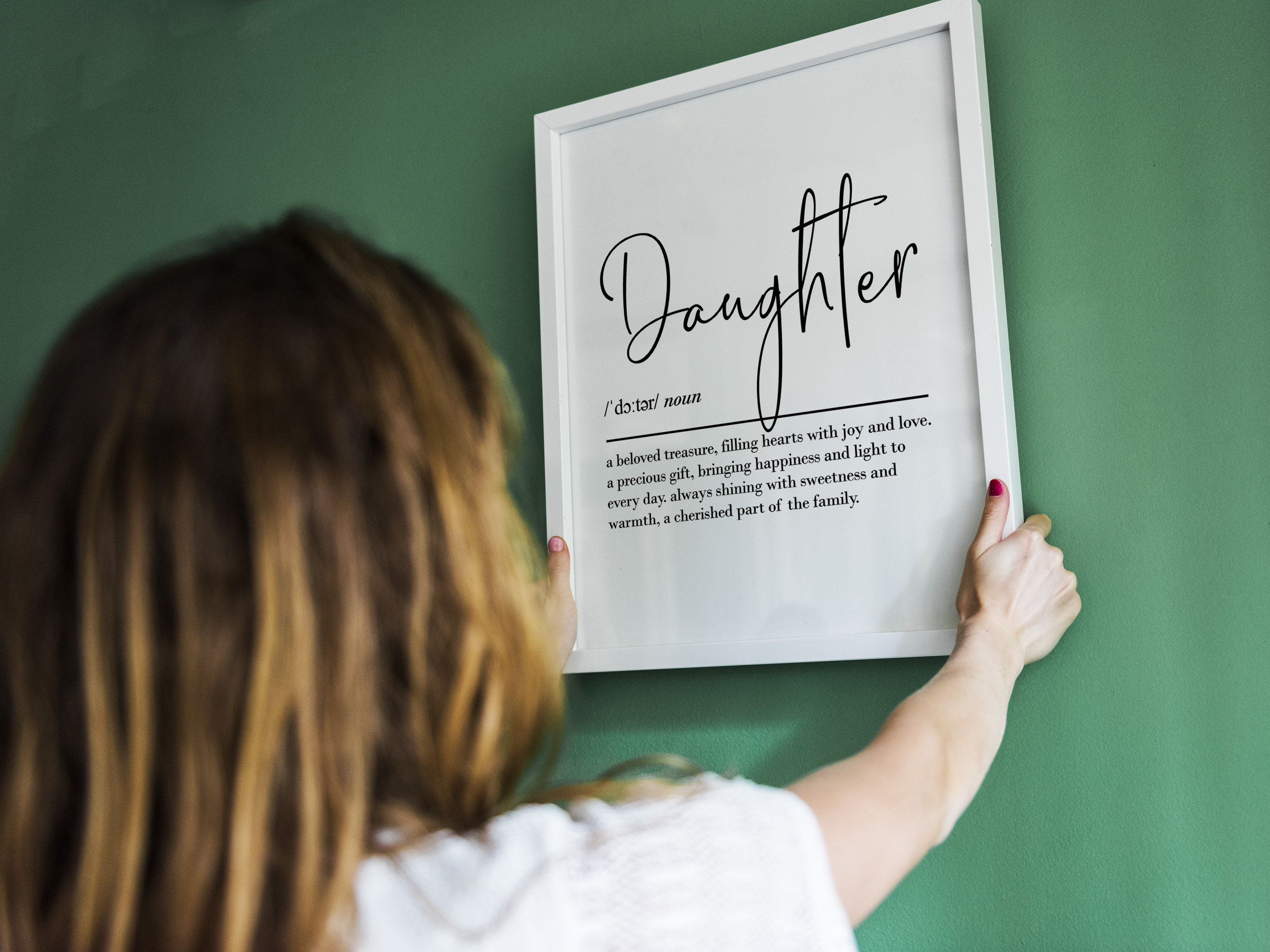 Daughter Definition, Printable Wall Art, Digital Download, Daughter ...