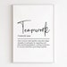 Teacher Definition, Printable Wall Art, Digital Download, Teacher ...