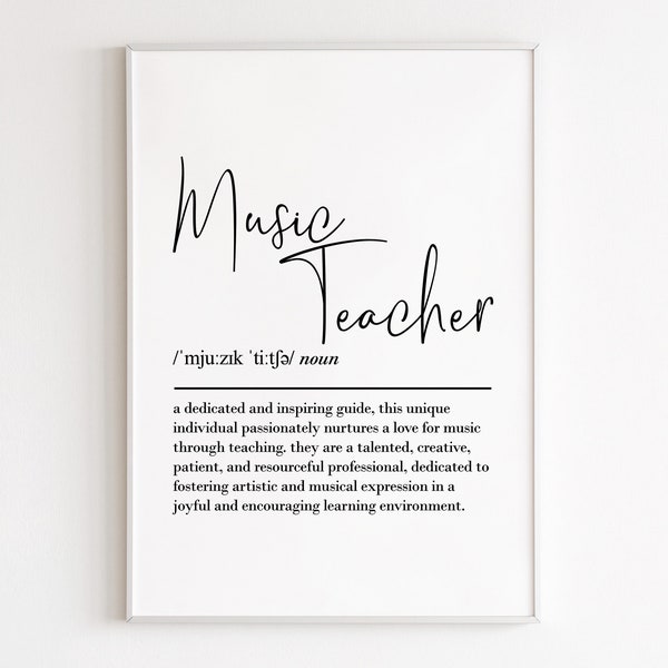 Teacher Poster - Etsy