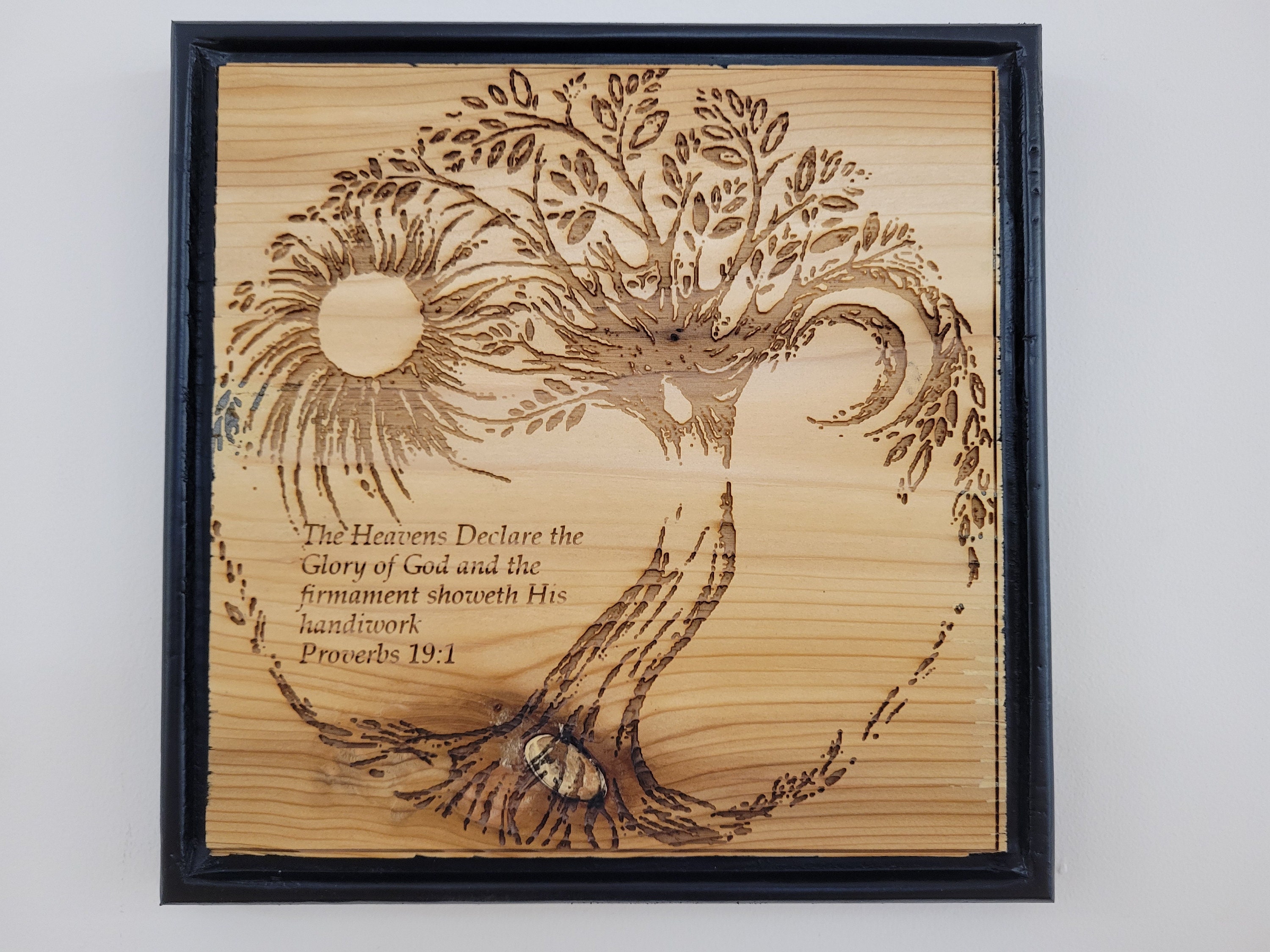 Biblical Tree of Life With Psalm19:1 - Etsy