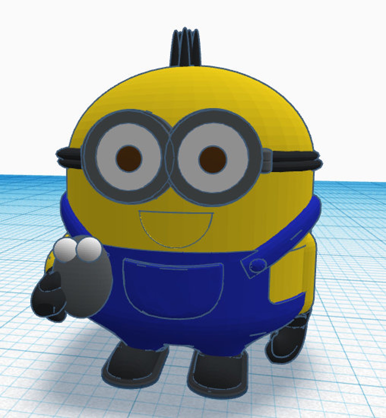 Minion Otto With Rock STL File - Etsy