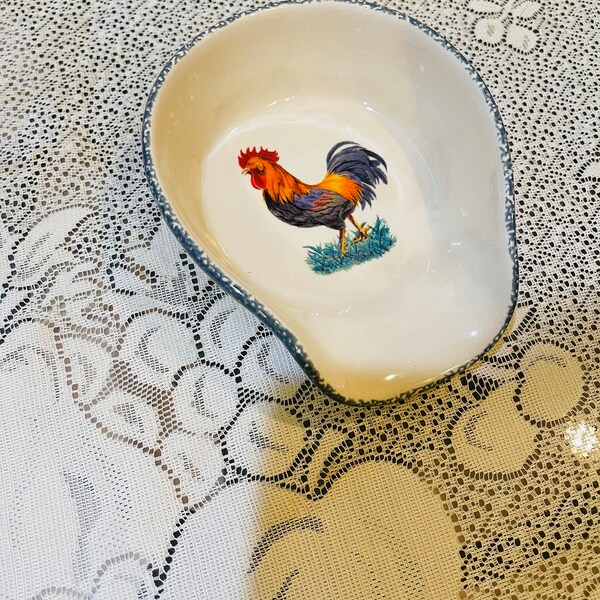 Rooster Spoon Rest - Etsy