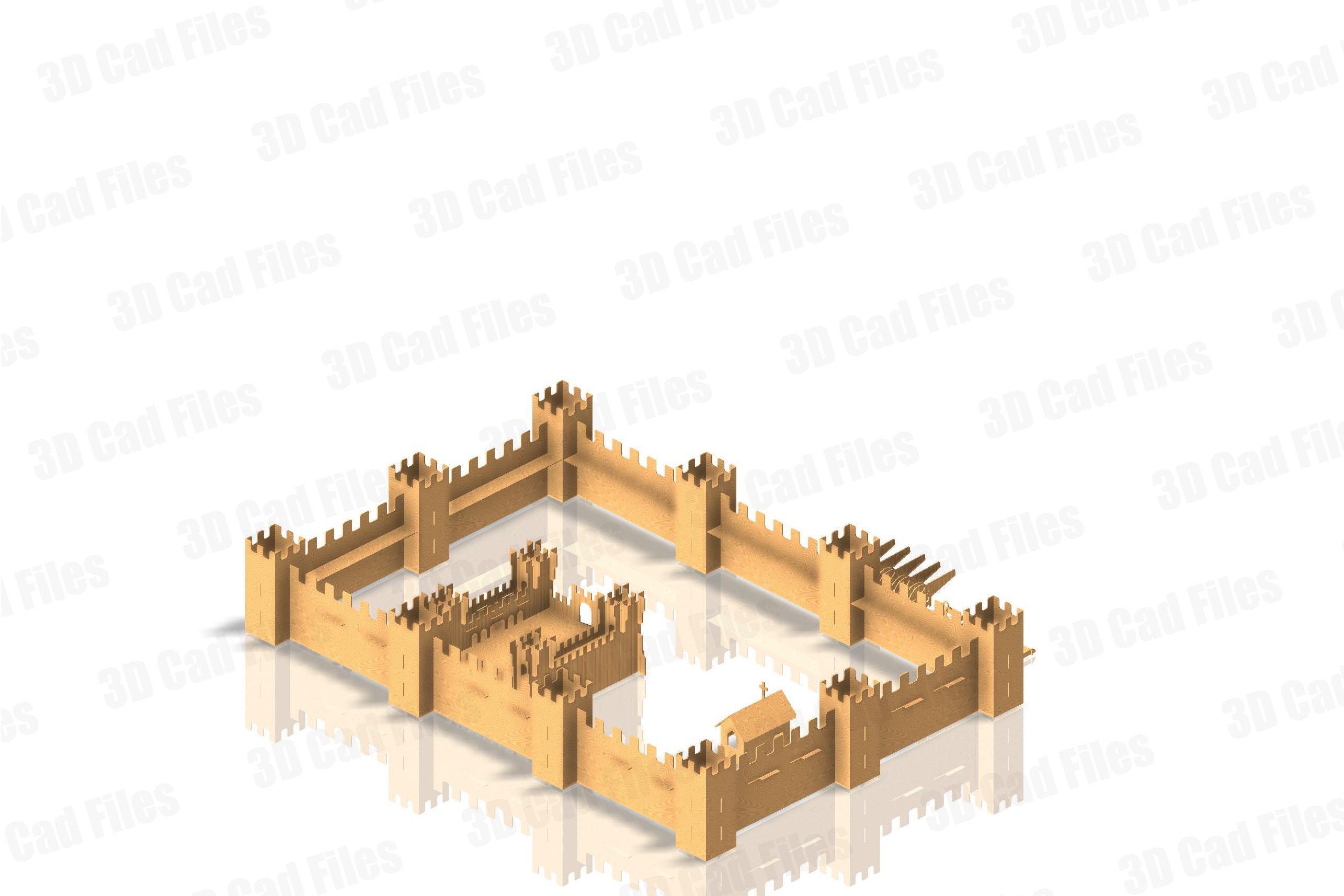 Big Castle Cutting Plan DIY DWG IGES - Etsy