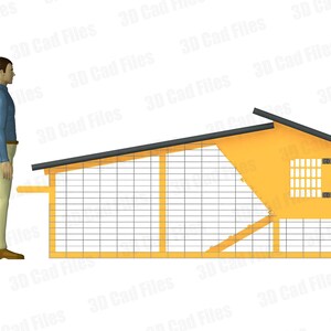 Chicken Coop Mobil - Chicken Coop Building Plans -DIY Step - Iges - Dwg ...