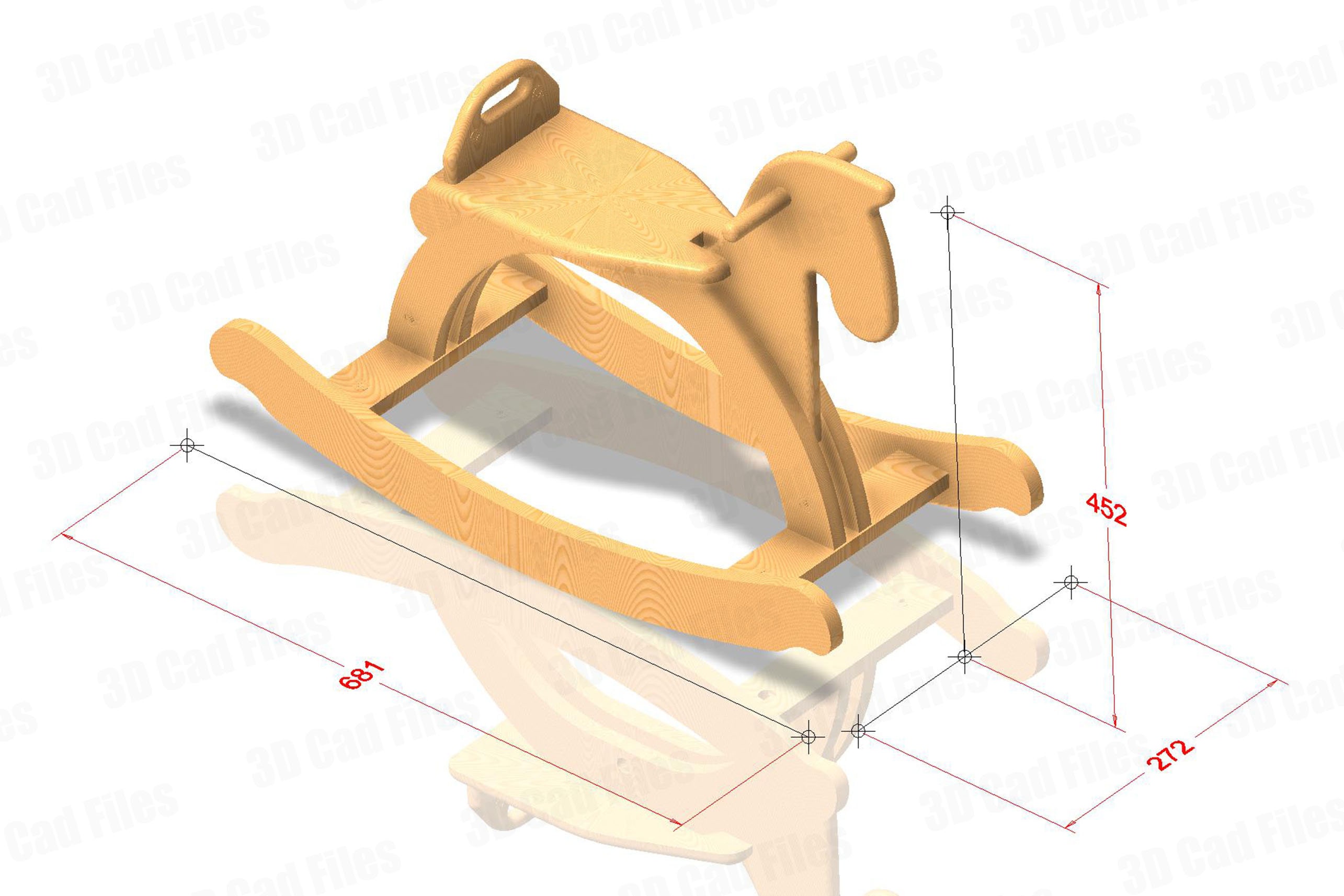 Rocking Horse Wood Toy Plans - Woodworking - Rocking Horse Building ...