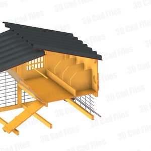 Chicken Coop Mobil - Chicken Coop Building Plans -DIY Step - Iges - Dwg ...