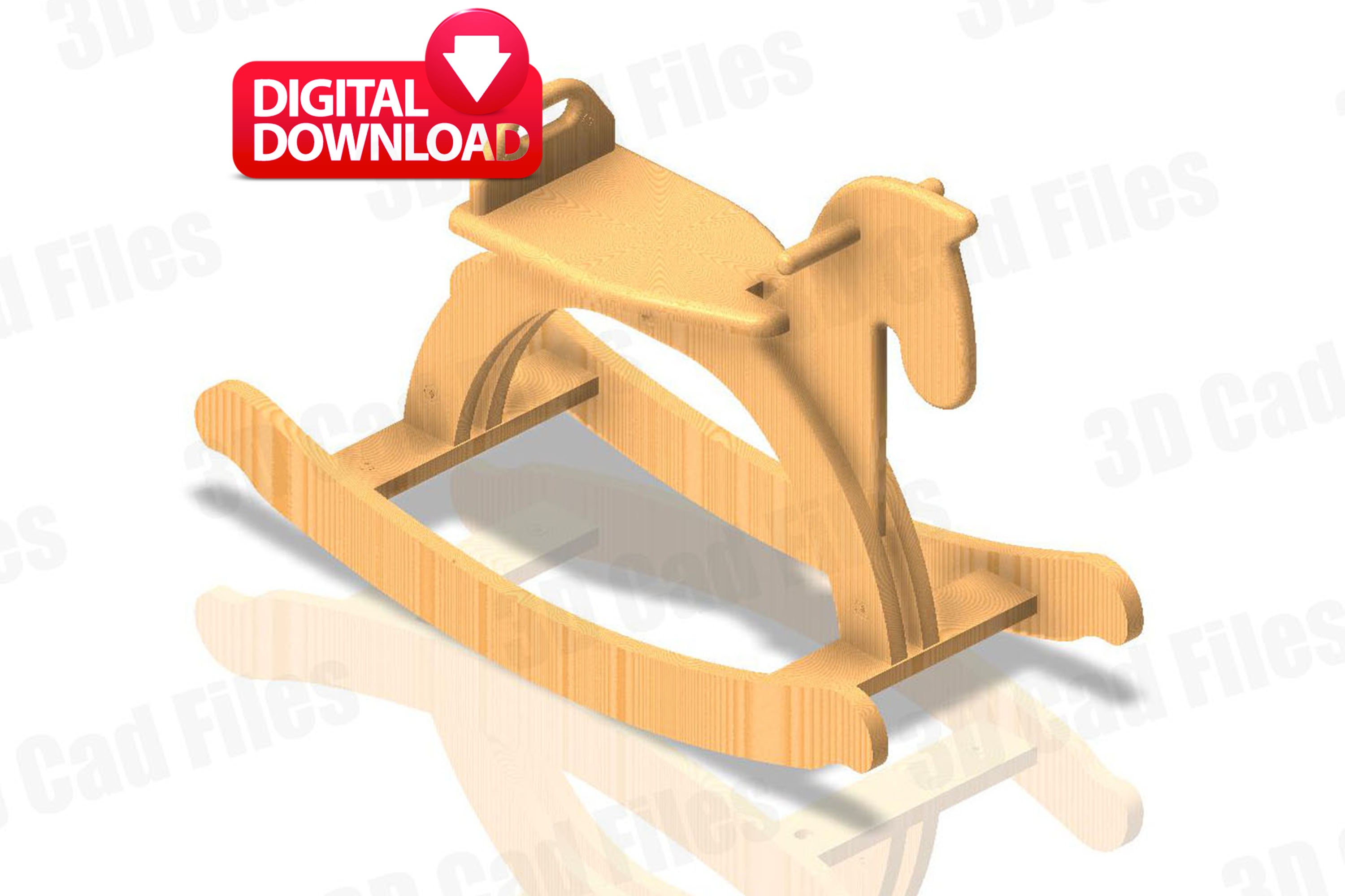 Rocking Horse Wood Toy Plans - Woodworking - Rocking Horse Building ...