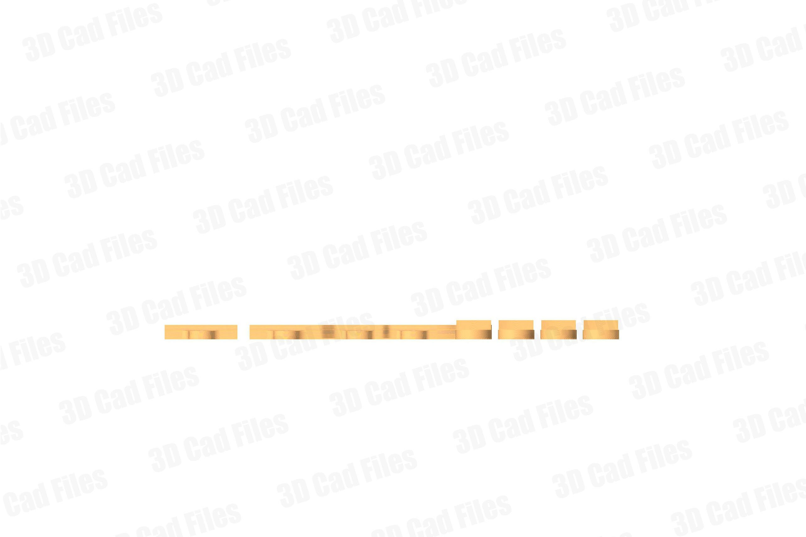 CNC Toe Clamps Low Profile Clamp Hold Down Table Clamps Side Clamps STL ...