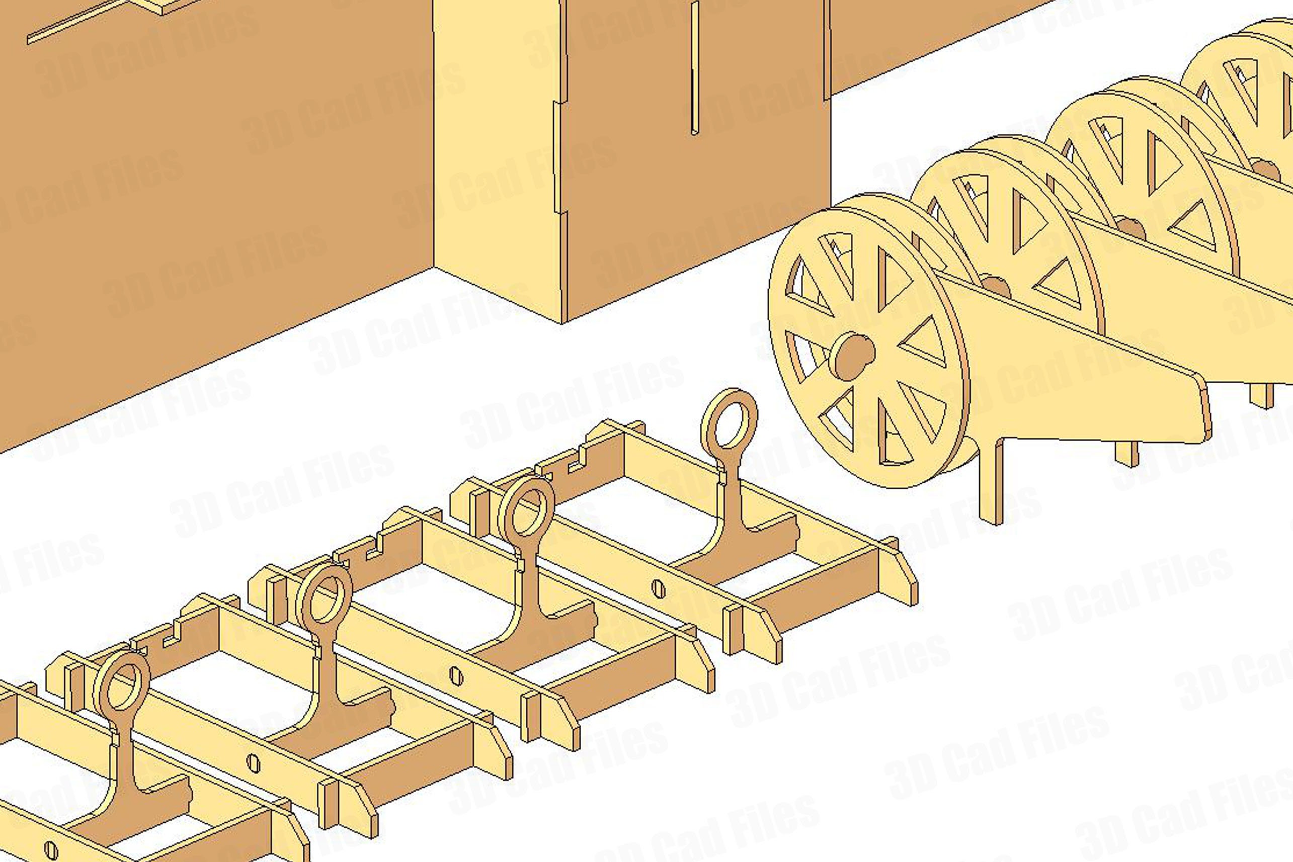 Big Castle Cutting Plan - DIY - DWG - IGES - Etsy