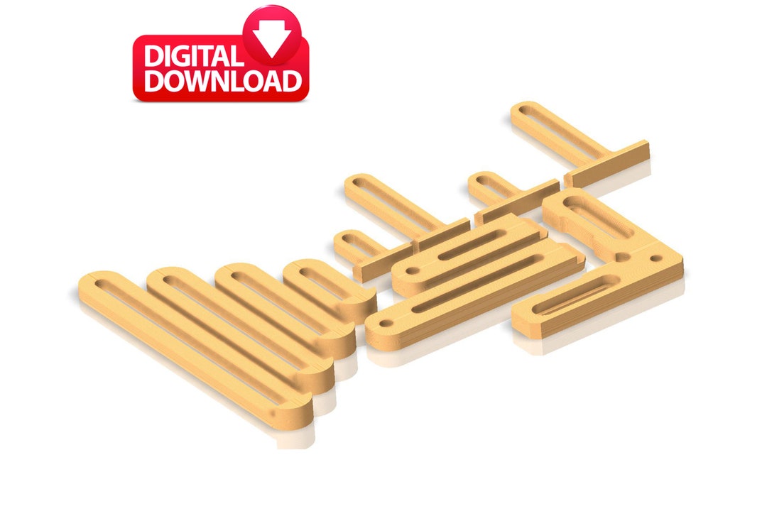 CNC Toe Clamps Low Profile Clamp Hold Down Table Clamps Side Clamps STL ...