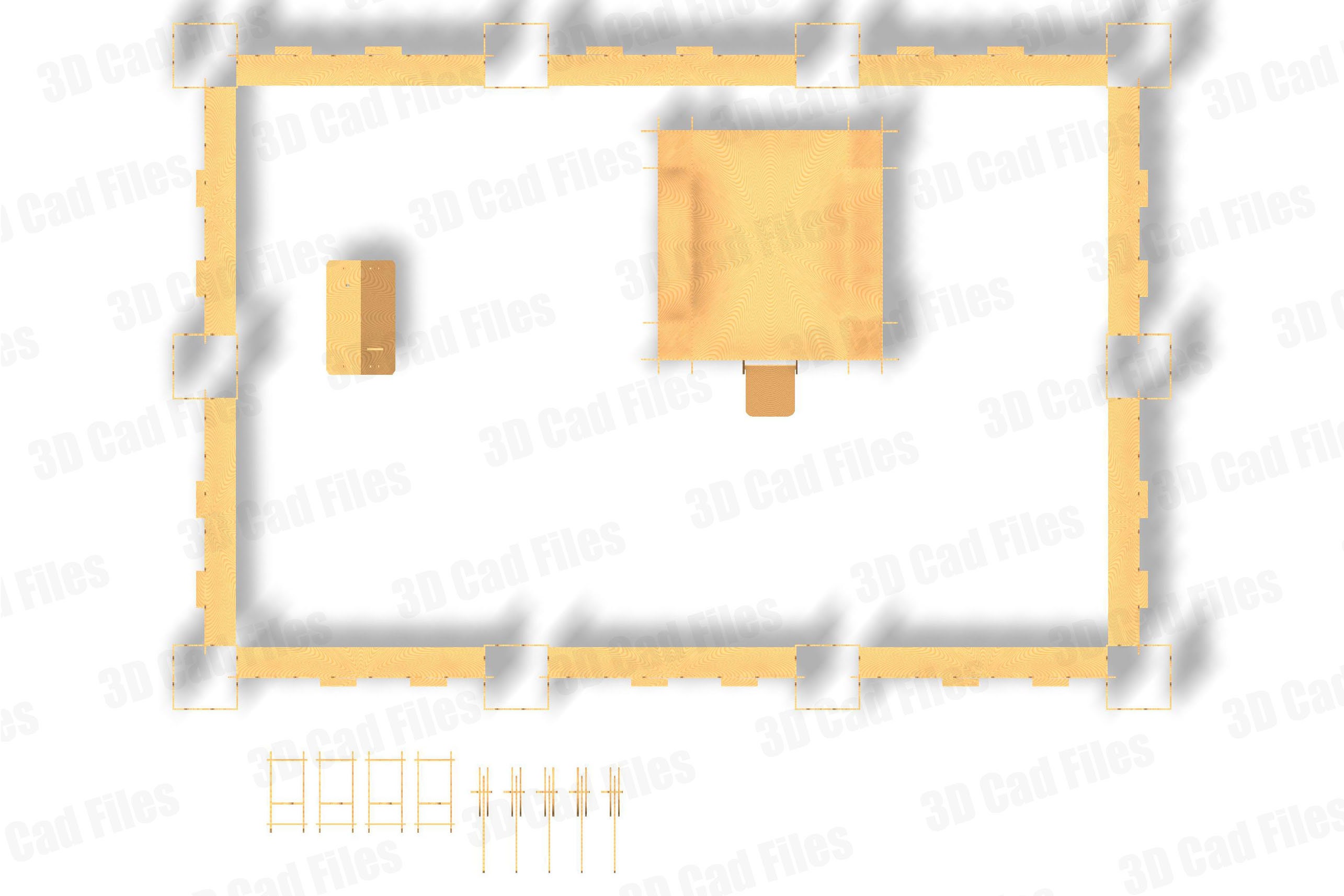 Big Castle Cutting Plan - DIY - DWG - IGES - Etsy