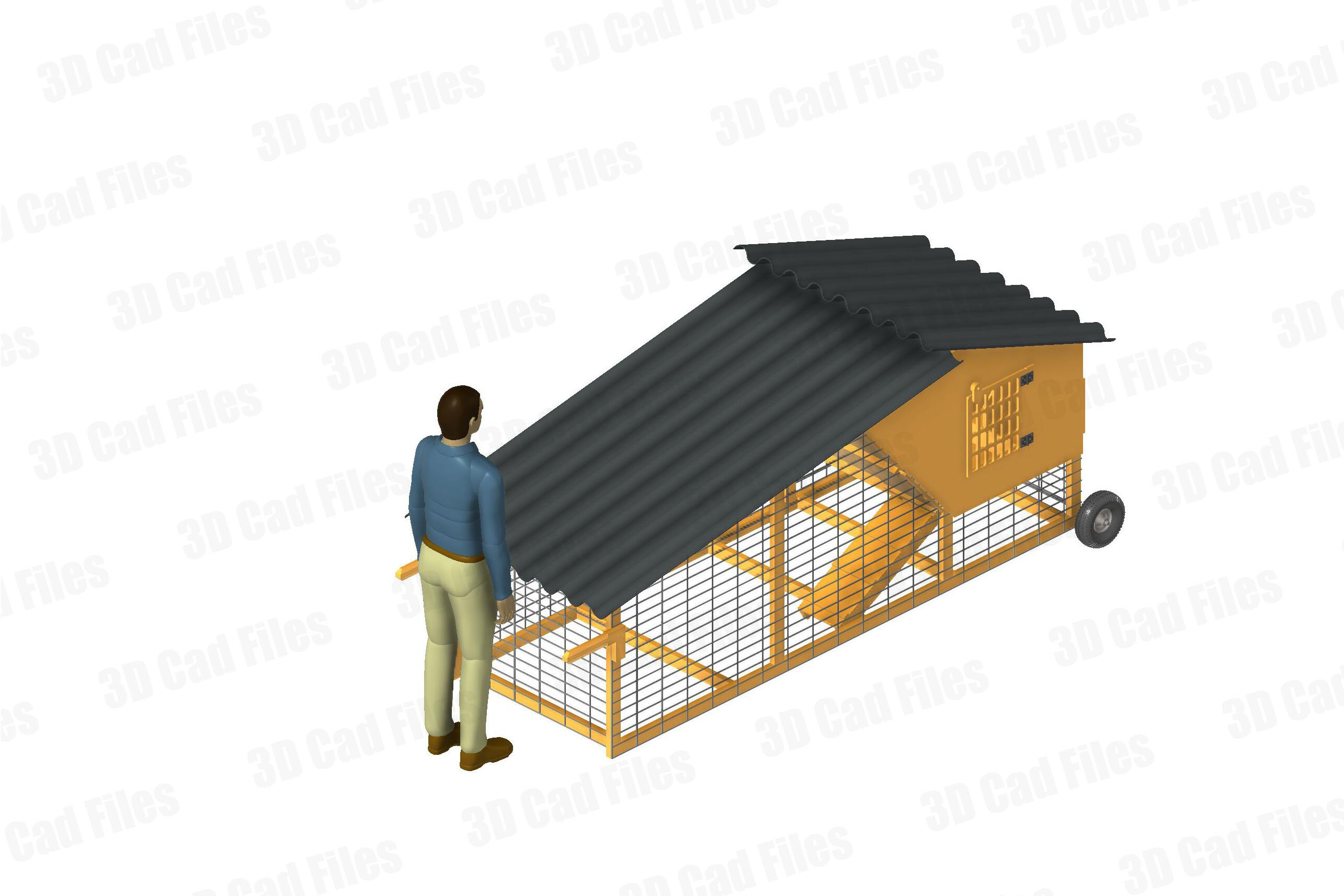 Chicken Coop Mobil Chicken Coop Building Plans DIY Step - Etsy