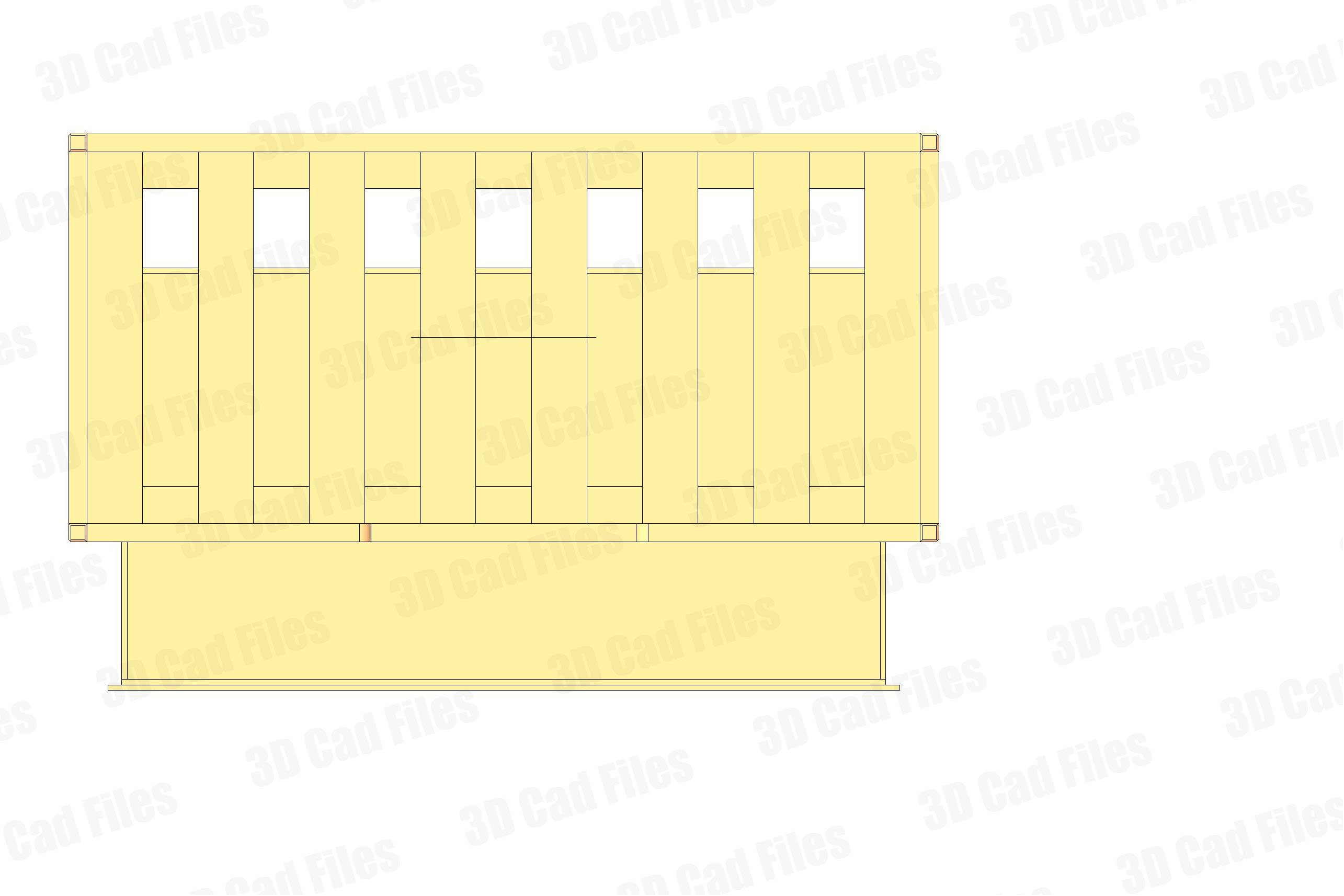Small Single Bed Plan Montessori - Full Plan - Digital Download - Dxf ...