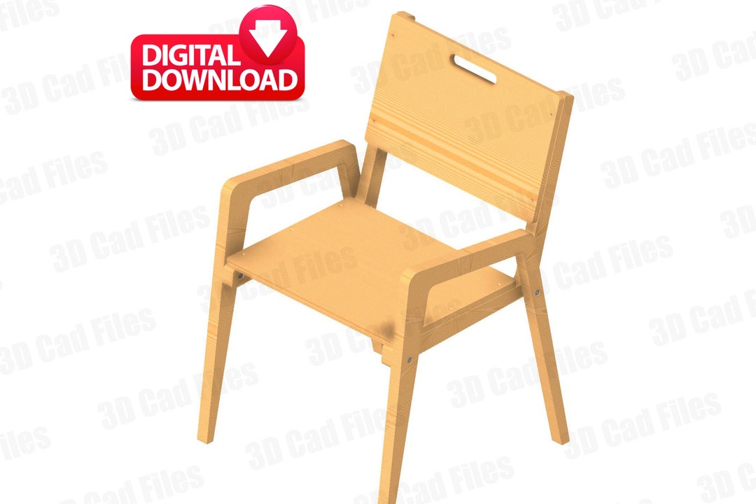 Chair Plans for Woodworking - CNC Plan - Chair Building Plan - DIY Step ...