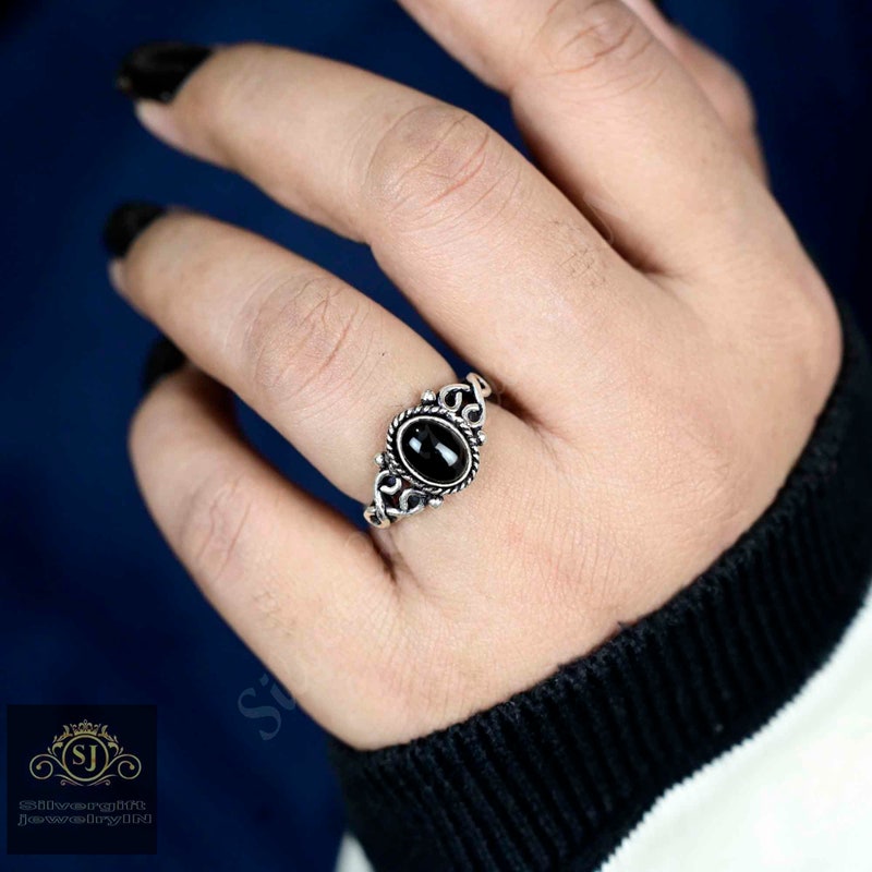 Obsidian Rings - Etsy