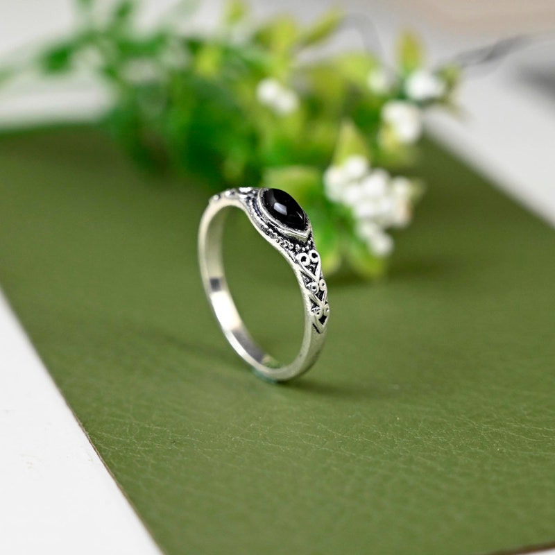 Obsidian Ring - Etsy