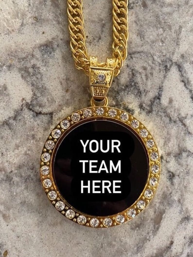 PICK YOUR TEAM Custom Spinning Swag Chain Necklace - Etsy