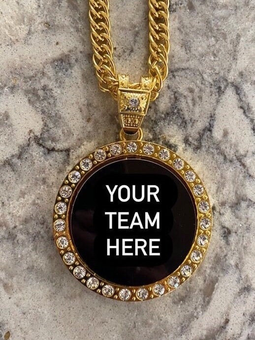 PICK YOUR TEAM Custom Spinning Swag Chain Necklace - Etsy