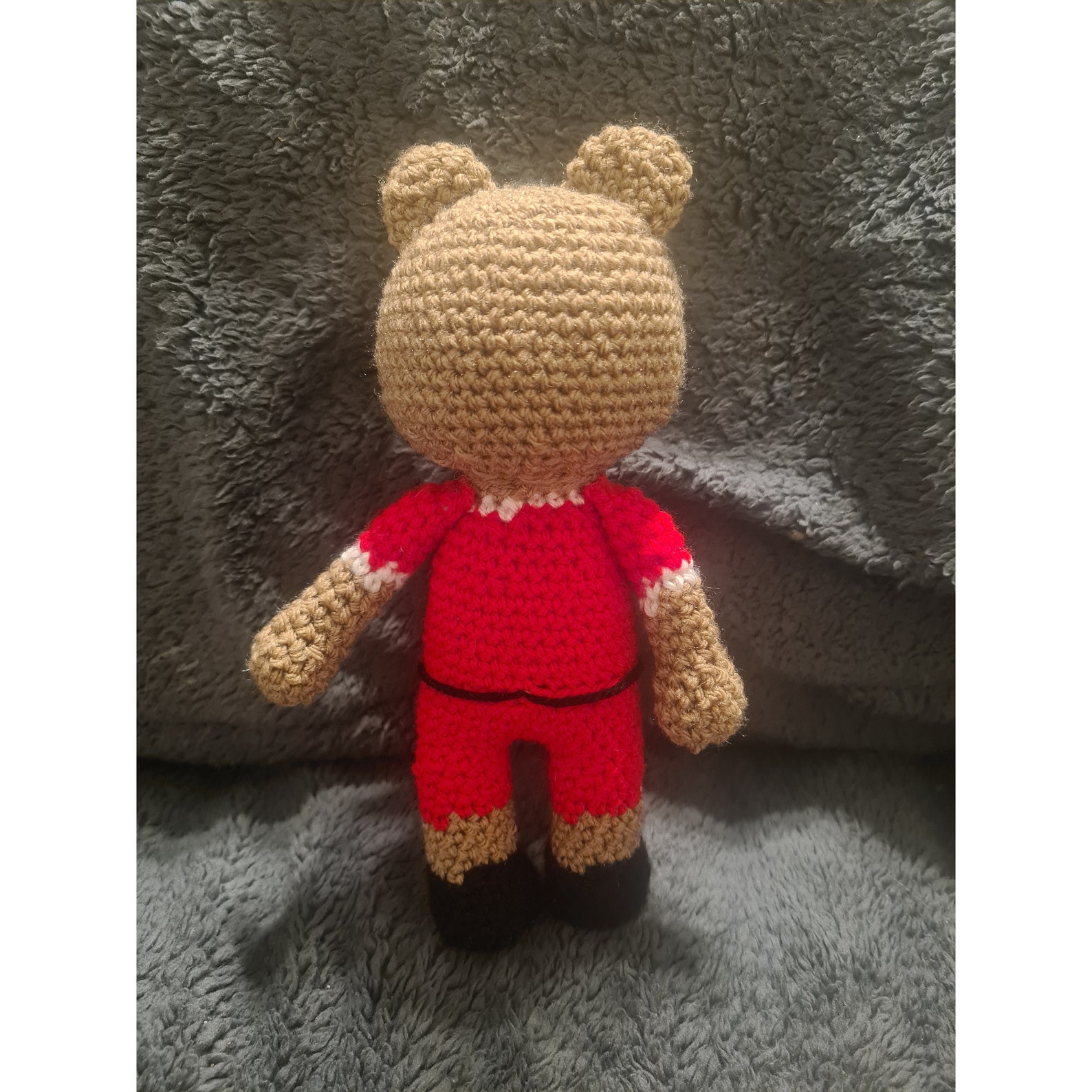 Crochet Liverpool FC Teddy Bear Customisable Football Gift Premier ...