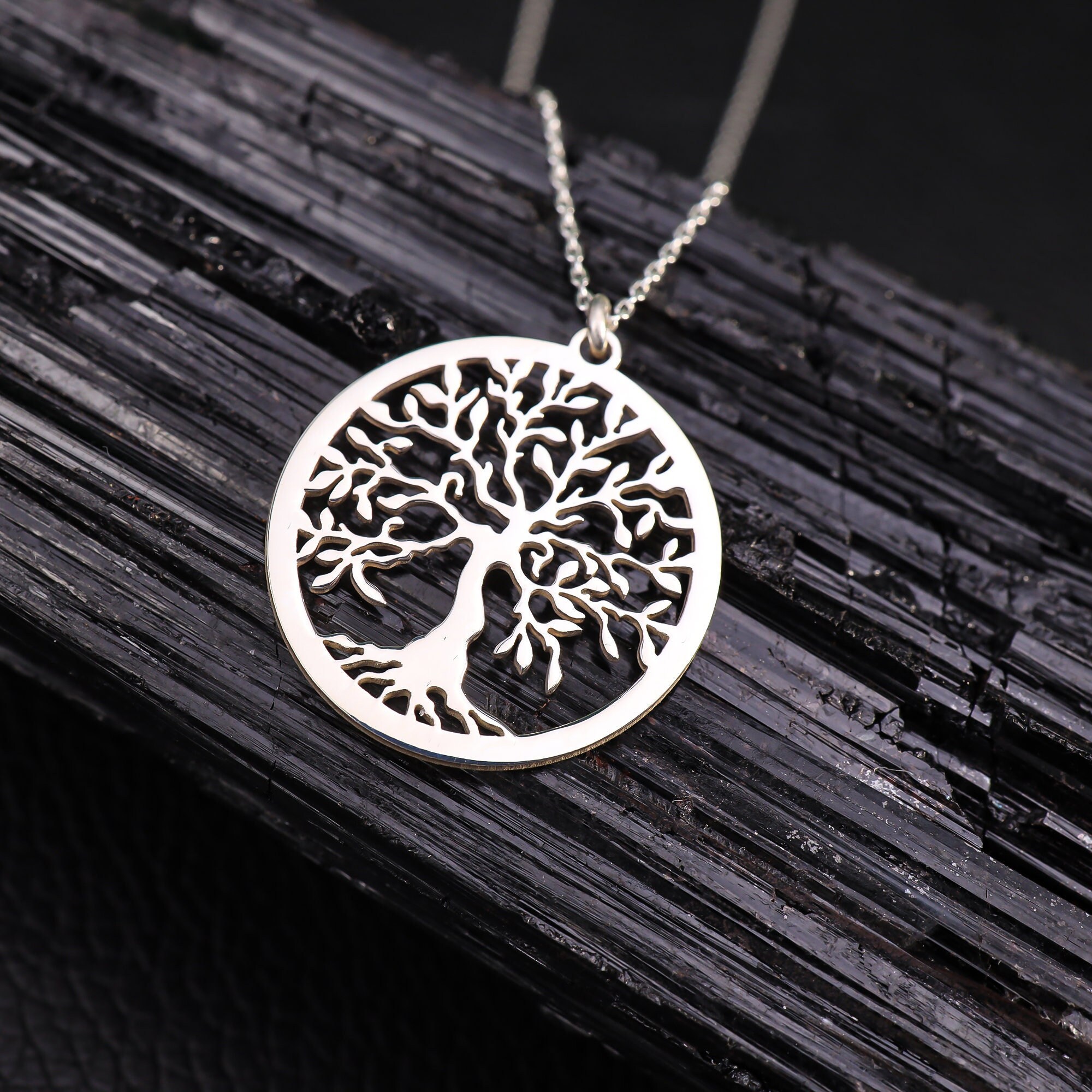 925 Sterling Silver Tree Of Life Necklace Dainty Family Tree Jewelry 925 Sterling Silver Tree Of Life Necklace Dainty Family Tree Jewelry