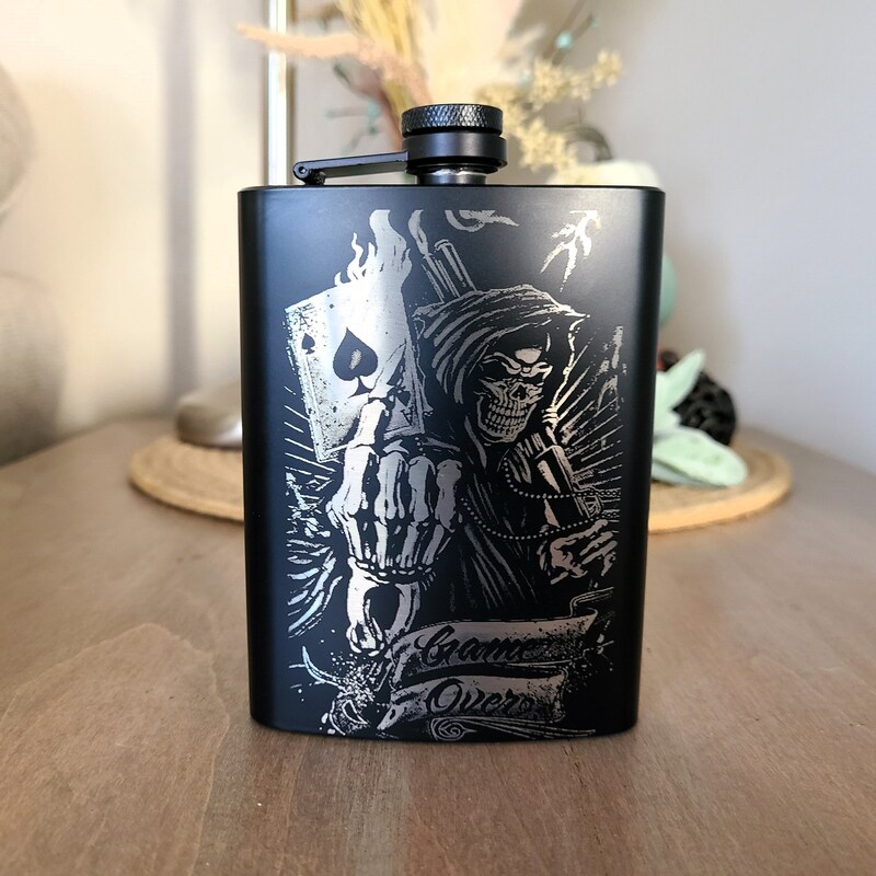 Skull Flask - Etsy
