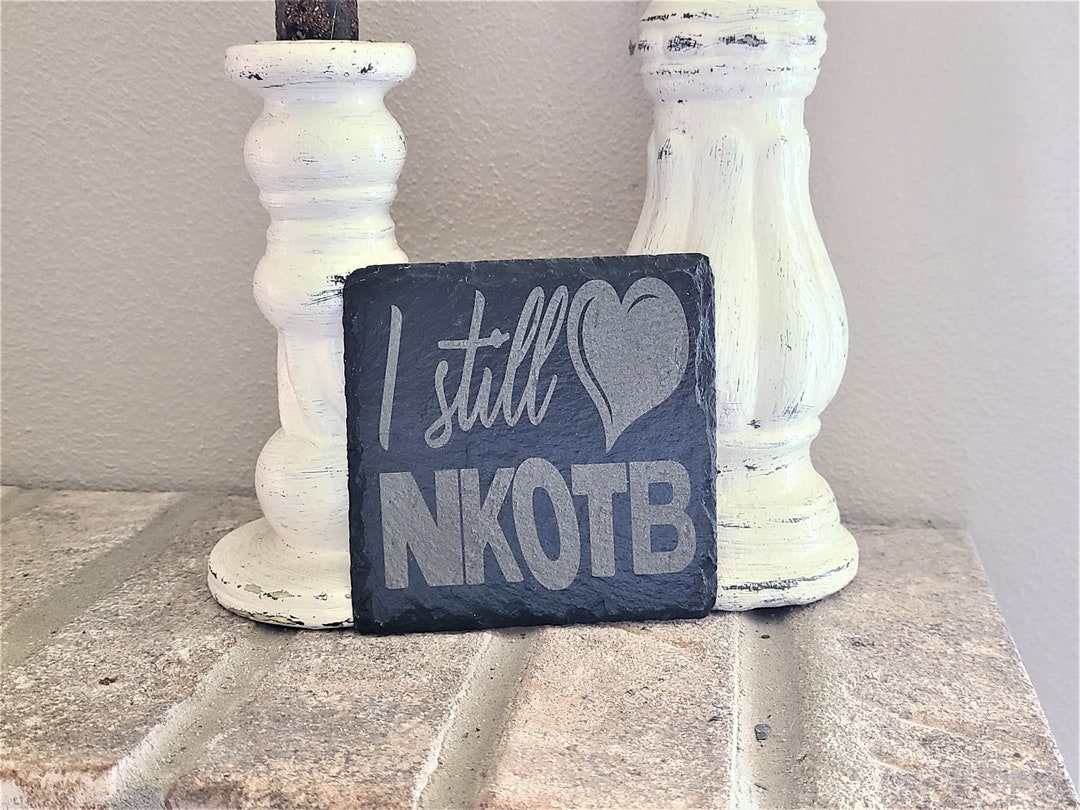 I Still Love NKOTB Square Slate Table Coasters Set of 4 Laser Engraved ...