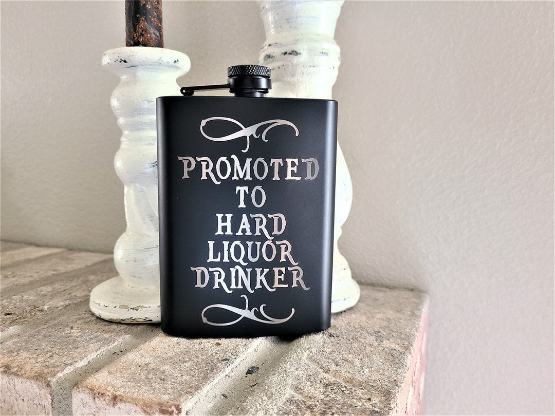 Funny Stainless Steel Hip Flask | Liquor Pocket Flask | 8 Oz With ...