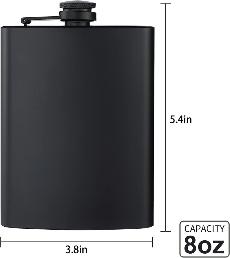 Funny Peeing Guy 8 Oz Black Hip Flask Party Favor Party Flask Whiskey ...