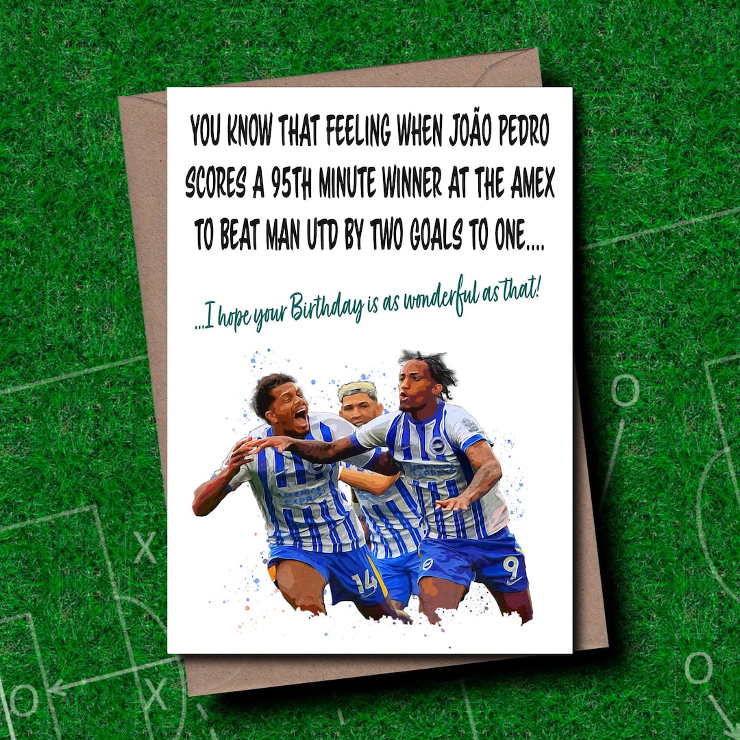 Brighton FC Birthday Card: Amex Stadium Football Greeting - Etsy UK