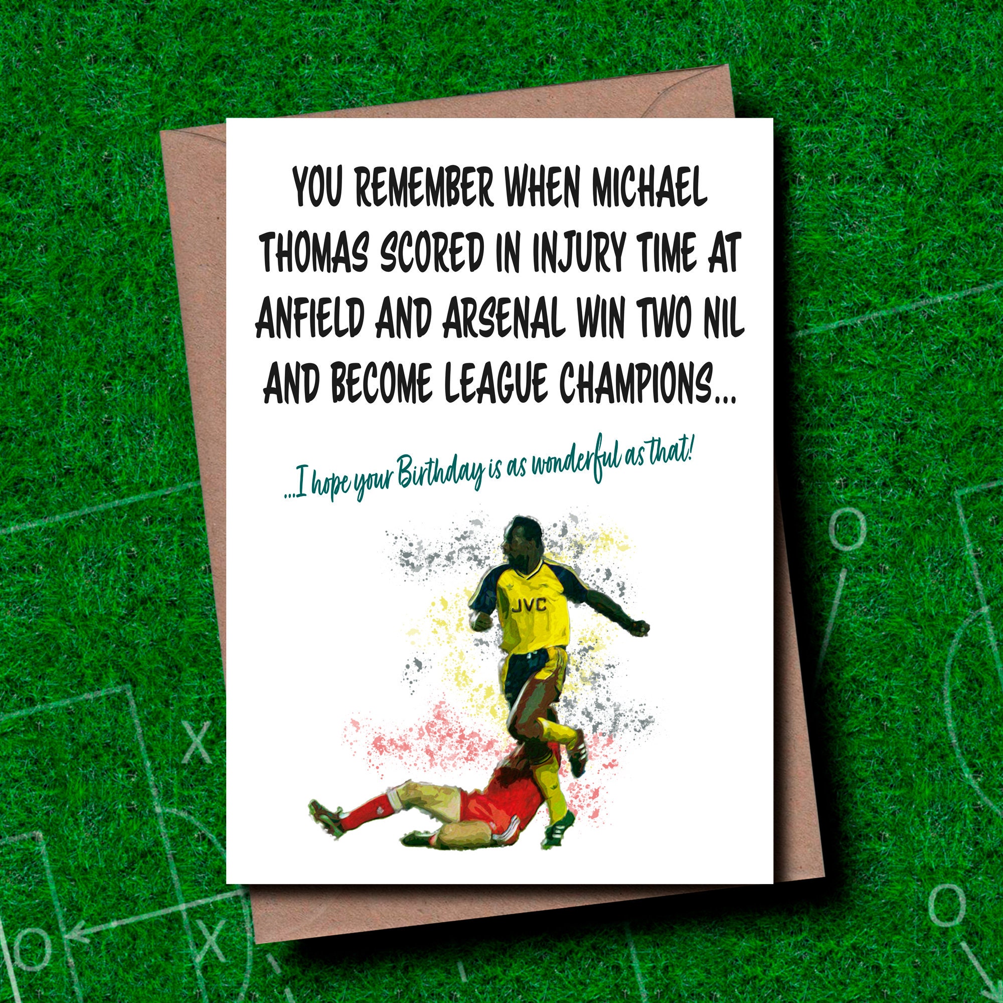 Arsenal FC Birthday Card - Emirates Stadium - Remember When - Etsy UK