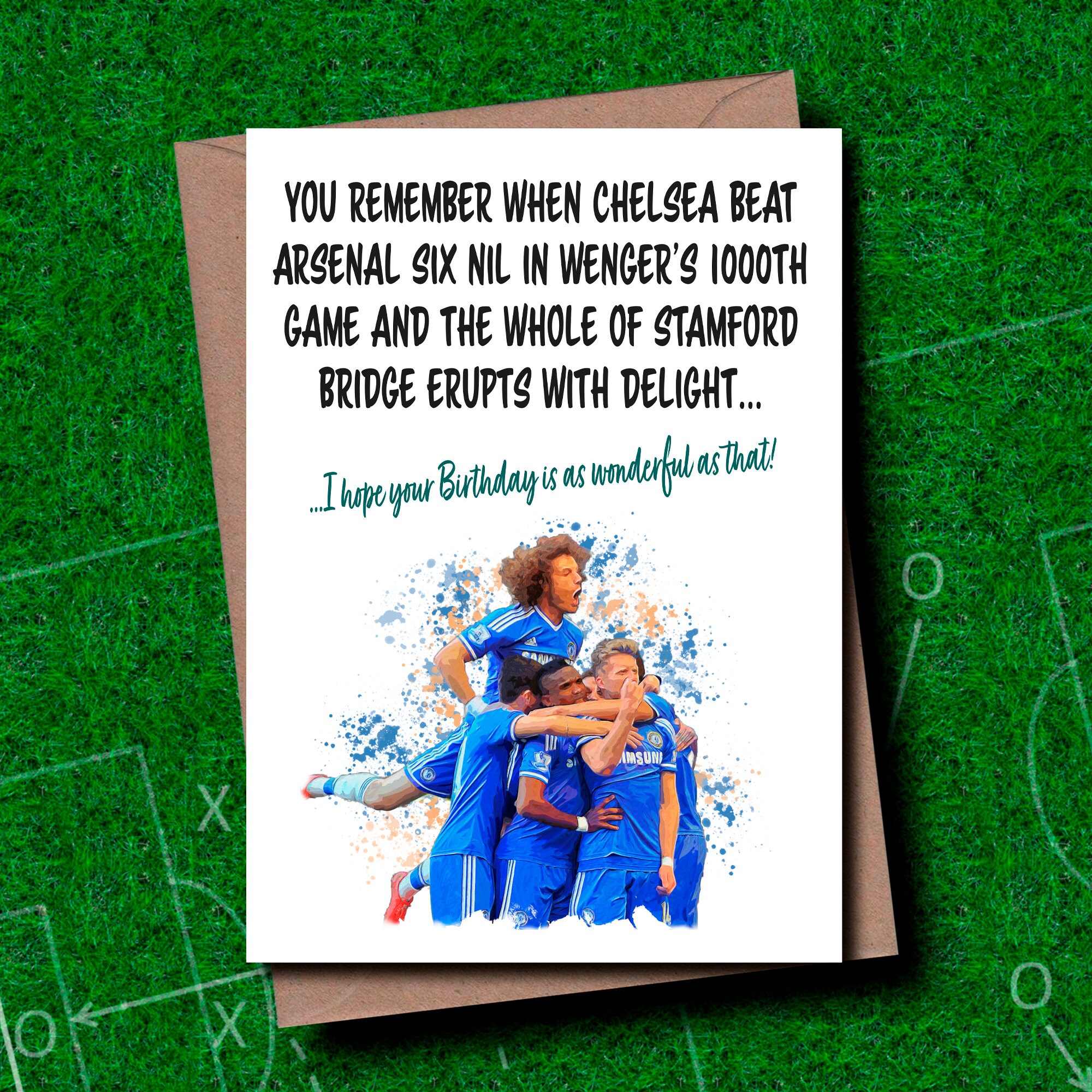 Chelsea FC Birthday Card - Stamford Bridge Birthday Card - Chelsea ...