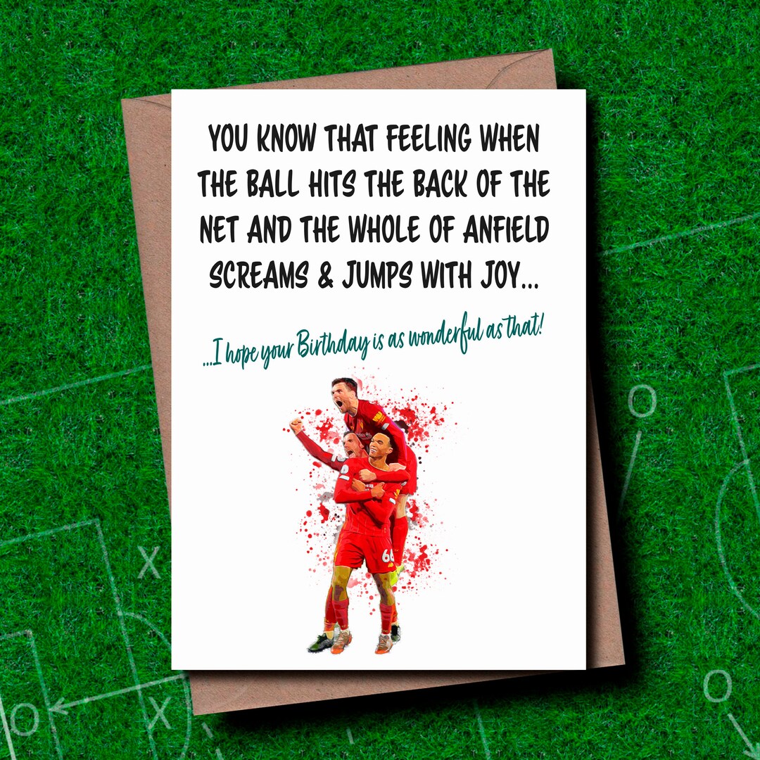Liverpool FC Birthday Card: Anfield Watercolor Design - Etsy UK