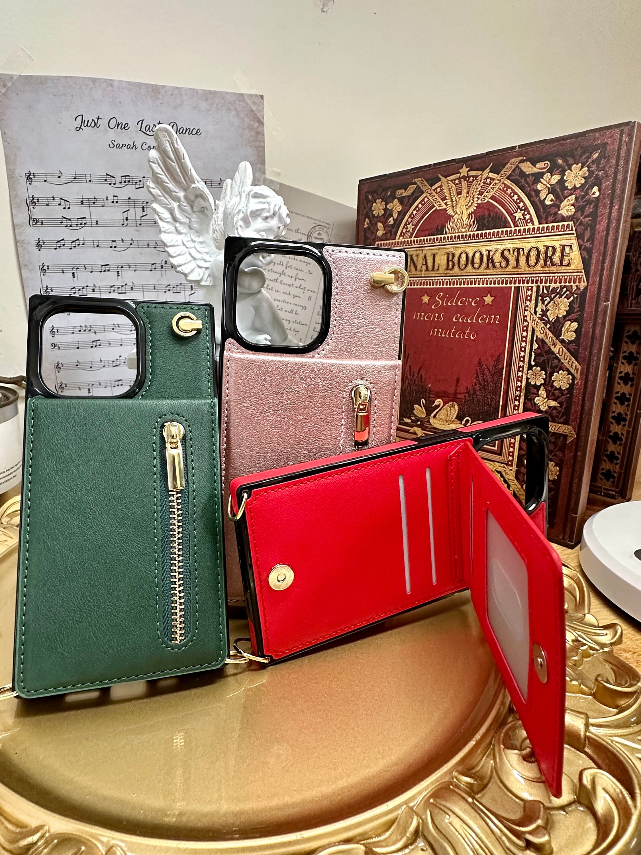 IPhone 12,13,14,PRO,PROMAX,PLUS Cardholder Phonecase With Adjustable ...