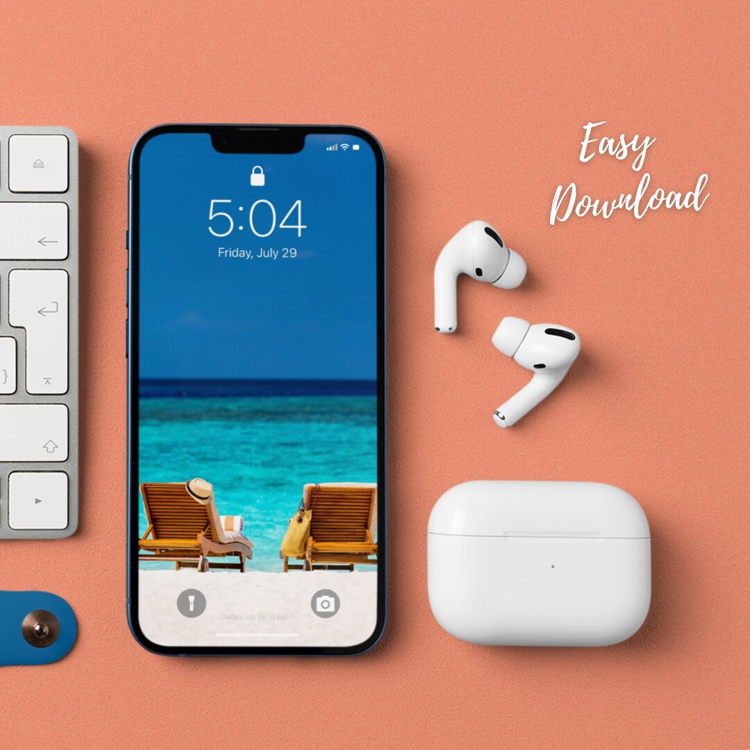 Beach Dreams Phone Background Wallpaper - Etsy