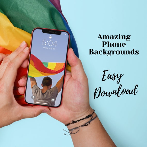 Pride Phone Background Wallpaper - Etsy