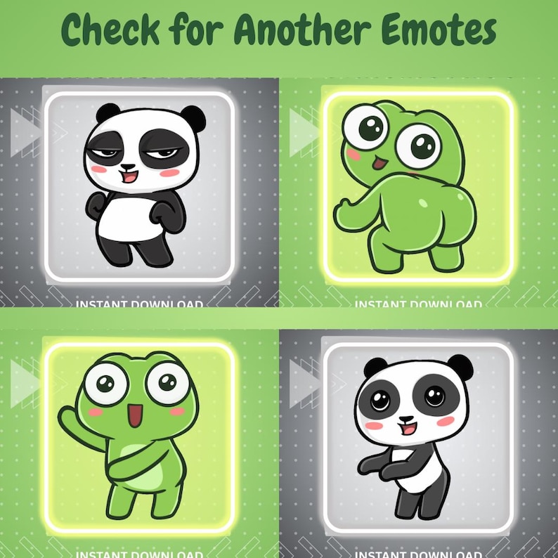 Animated Dancing Panda Emote for Twitch & Discord | Funny Dance Stream ...