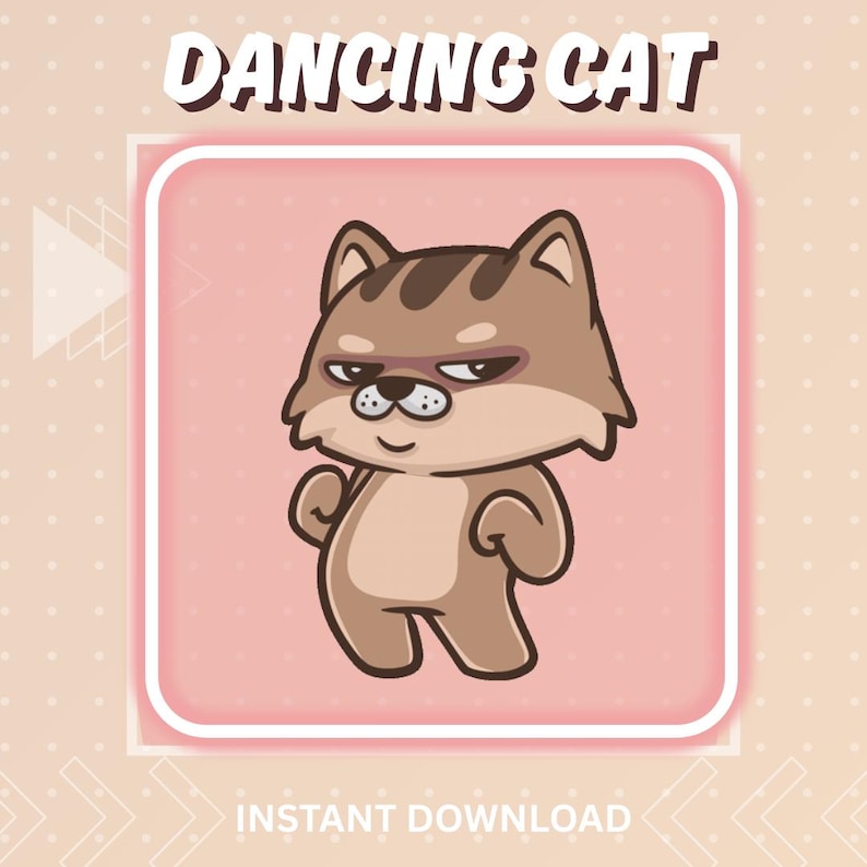 Animated Dancing Cat Emote for Twitch & Discord | Funny Dance Stream ...