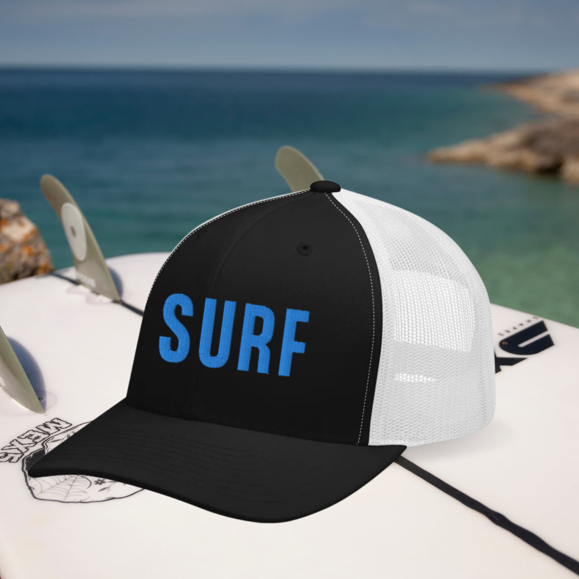 Surf Hat Surf Hat, Surfer Hat, Trucker Hat, Embroidered Hat, Summer Hat ...