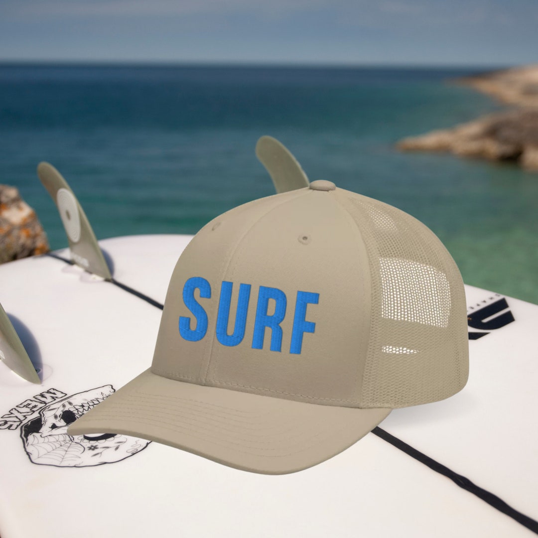 Surf Hat Surf Hat, Surfer Hat, Trucker Hat, Embroidered Hat, Summer Hat ...