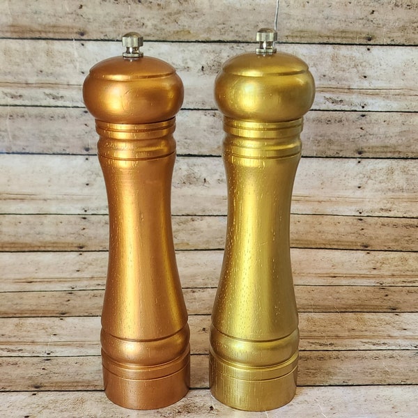 Gold Salt and Pepper - Etsy